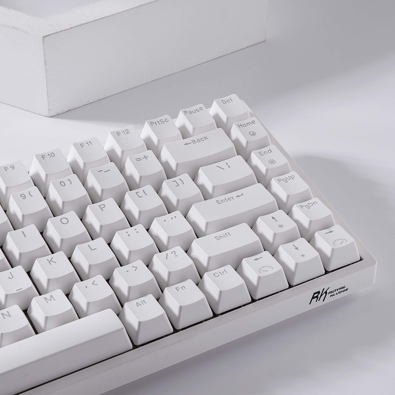 RK ROYAL KLUDGE RK84 Wireless RGB 75% Triple Mode BT5.0/2.4G/USB-C Hot Swappable Mechanical Keyboard, 84 Keys Wireless Gaming Keyboard w/High-Capacity Battery, Tactile Brown Switch