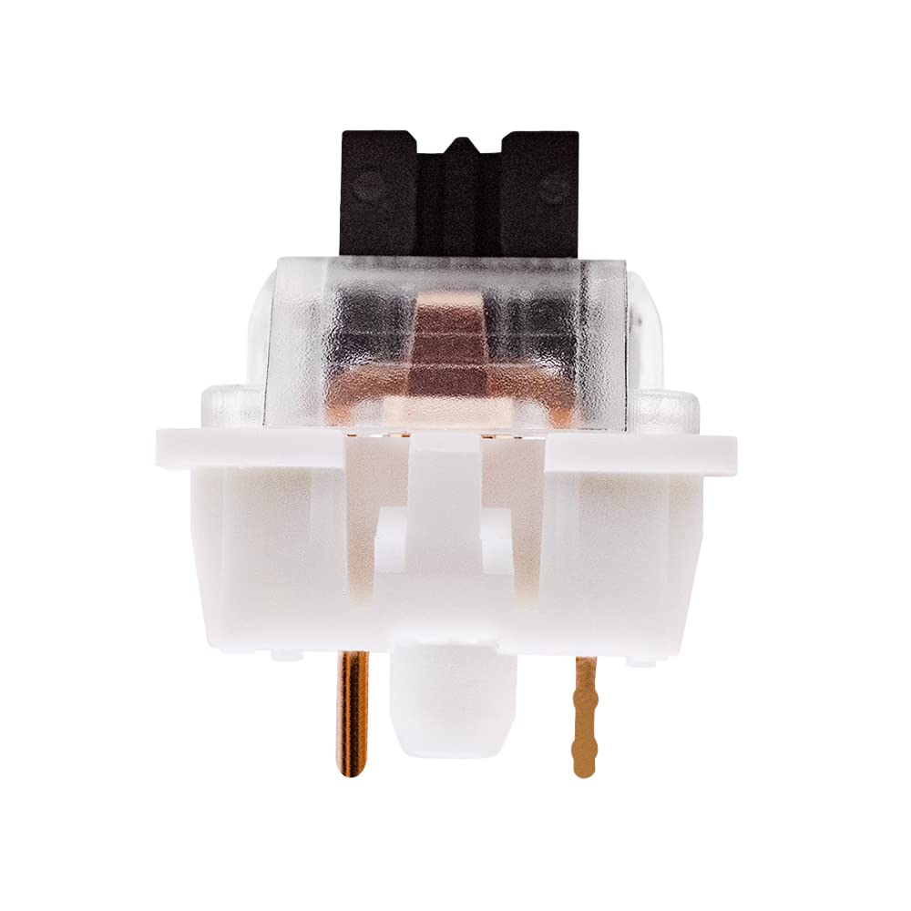 Outemu (Gaote Black Switches,20-Pack 3-Pin Linear Heavy 65gf Dustproof RGB Key Switches - Cherry MX Equivalent - DIY Replaceable for Mechanical Keyboard