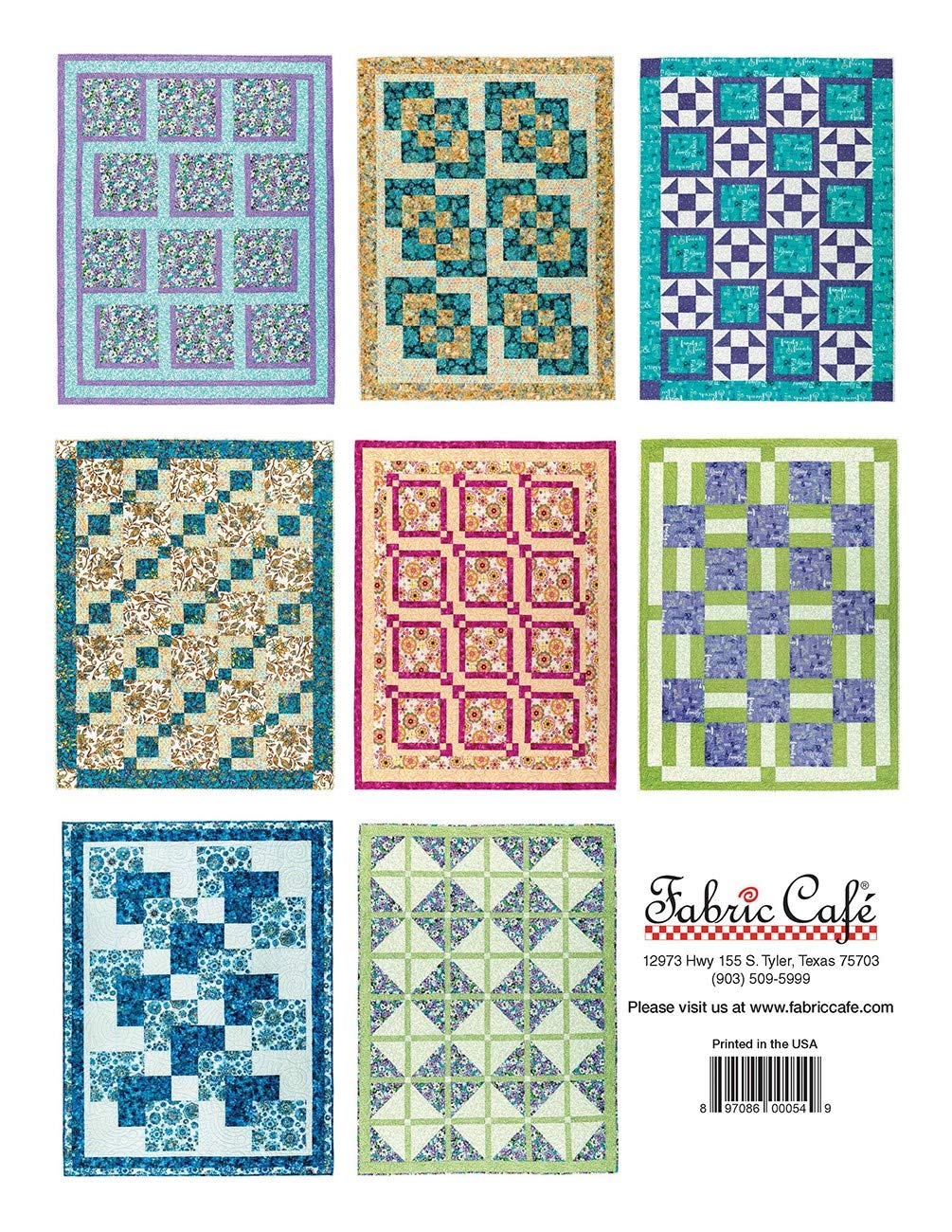 Fabric Cafe Pretty Darn Quick 3-Yard Quilts