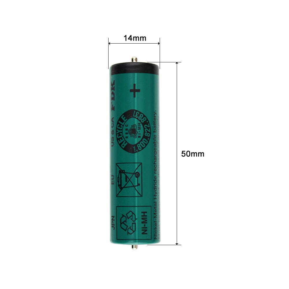 PULADU Original 2pcs HR-AAUV for Eye mask Battery 1.2V Ni-MH Rechargeable Battery