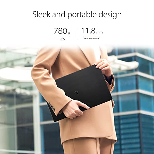 ASUS ZenScreen 15.6” 1080P Portable USB Monitor (MB166C) - Full HD, IPS, USB Type-C, USB-Powered, Eye Care, Tripod Mountable, Anti-Glare Surface, Protective Sleeve, 3-Year Warranty, 8.9"x14.2"x0.5"