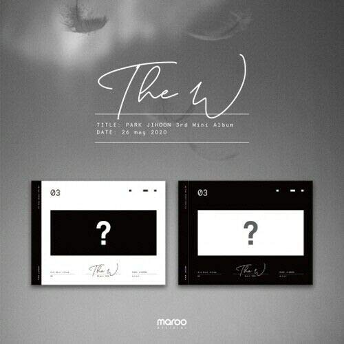 Park Jihoon 'The W' 3rd Mini Album 2 Version SET CD+56p PhotoBook+1p PhotoCard+1p Special Card+Message PhotoCard+Tracking Kpop Sealed
