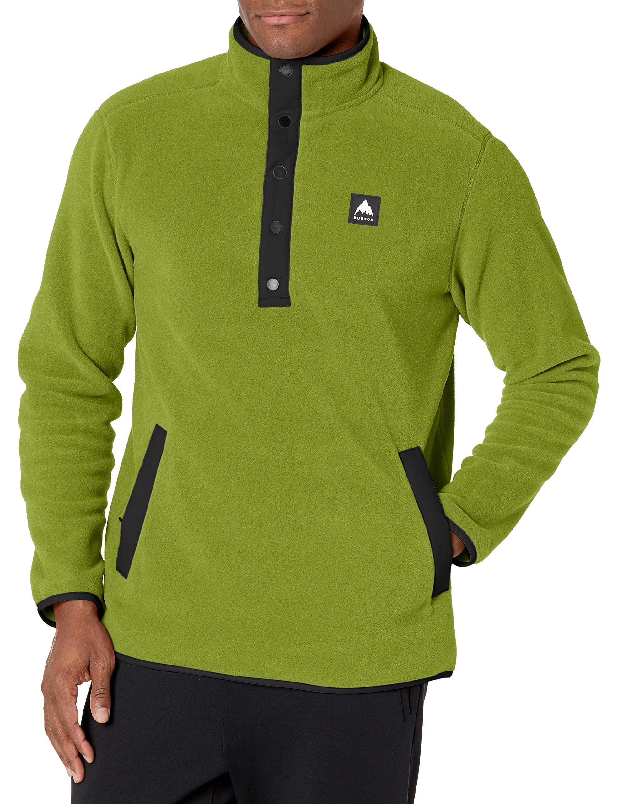 Burton Men's Standard Hearth Fleece Pullover, Calla Green, Large
