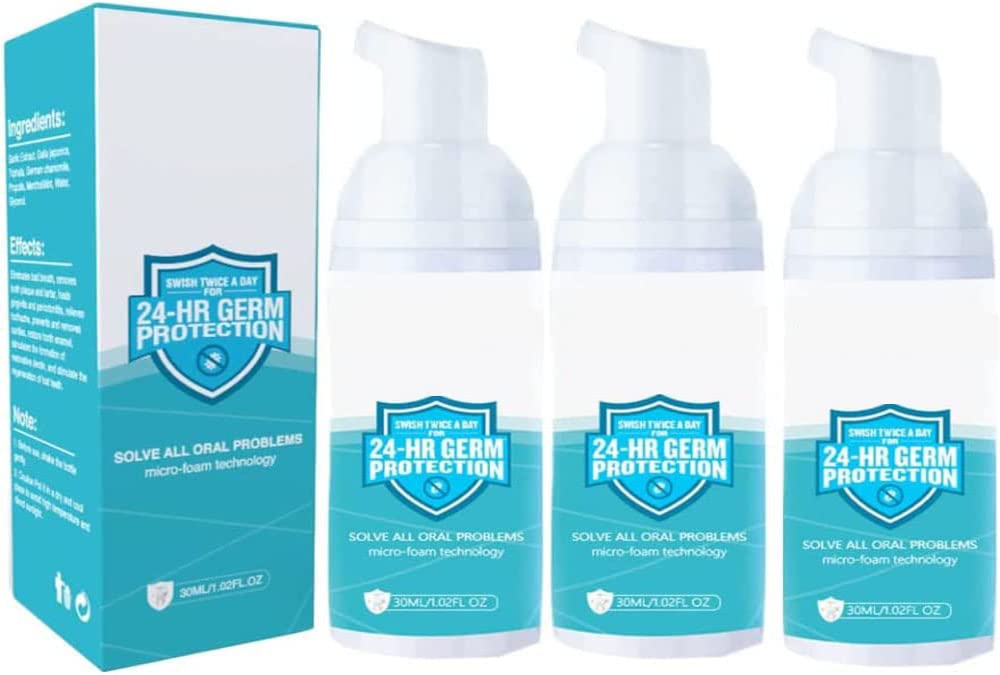 3Pcs Saveuppro Teeth Whitening Mousse Foam Refreshing Breath Deep Cleaning Toothpaste, Fresh Breath, Travel Friendly, Easy to Use (30ml)