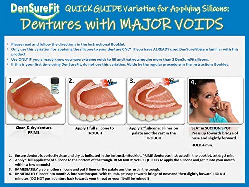 DenSureFit Lower Denture Reline Kit, Unflavored