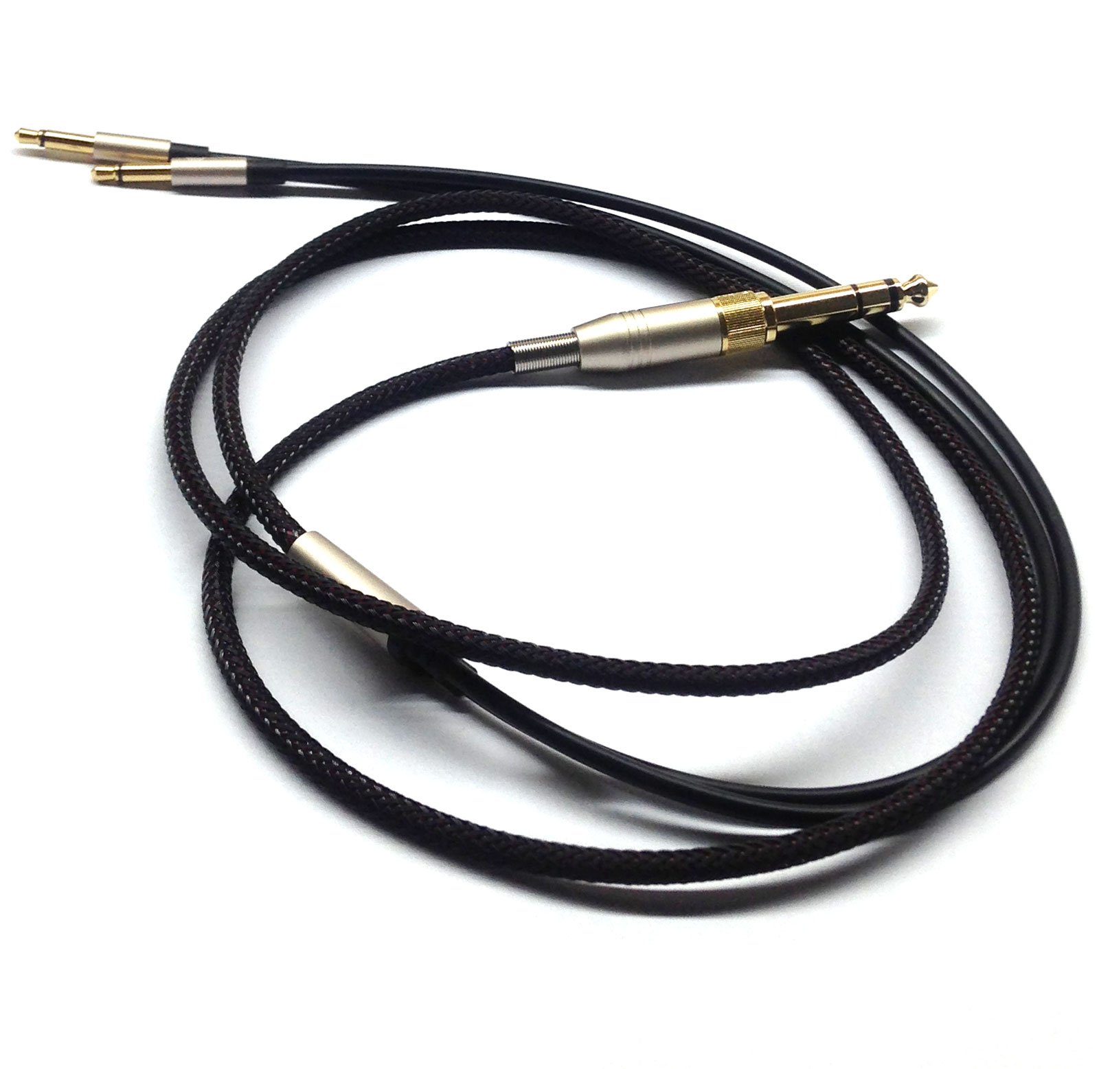 NewFantasia Replacement Audio Upgrade Cable Compatible with Denon AH-D600, AH-D7200, AH-D7100, AH-D9200, AH-D5200, Meze 99 Classics, Focal Elear Headphones Black 3meters/9.9ft