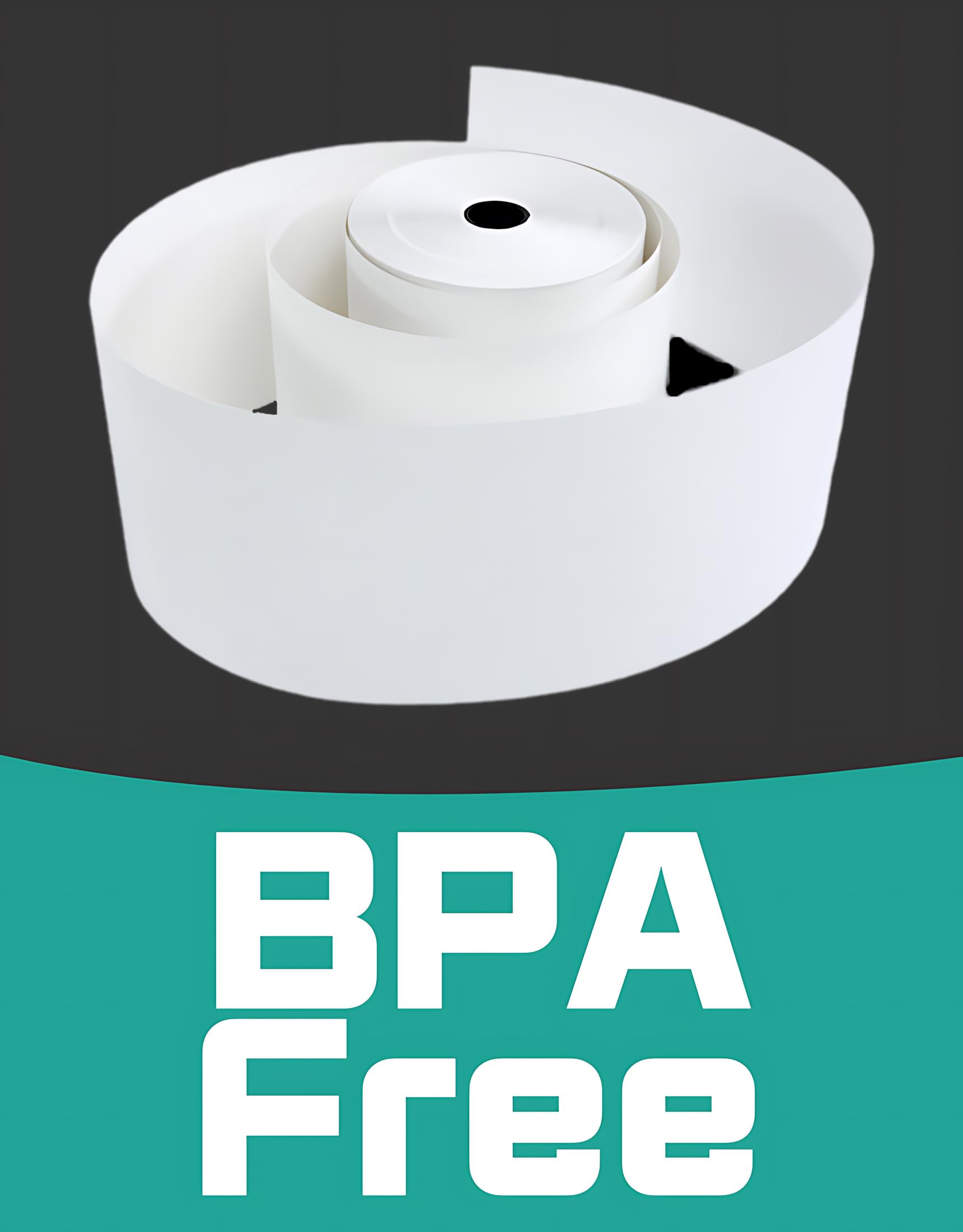 3 1/8 x 230' Thermal Receipt Paper POS Cash Register Calculator Supplies Rolls Individual Packed Compatible with Epson, SNBC, Sam4s, Star, Clover Printers (10 Rolls)