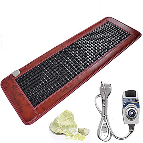 Heating Pad, Heating Blanket,Natural Jade Electric Stone Heating Mattress, Heating Therapy Mat for Relieves Aching Muscles, Joints, Arthritis, 59x20inch