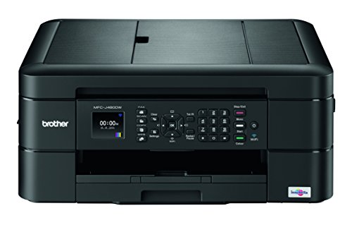 Brother MFC-J480dw Wireless Inkjet Color All-in-One Printer with Auto Document Feeder Dash Replenishment Enabled 1.8"