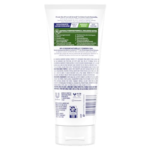 St. Ives Soft Skin Face Scrub, Avocado & Honey Moderate Exfoliator For Soft, Smooth Skin, Oil-free Facial Scrub Made with 100% Natural Exfoliants, 6 oz, 6 Pack