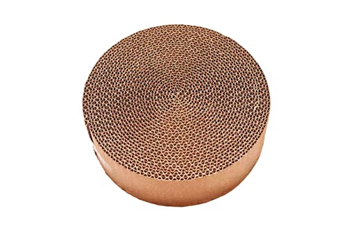 Cat Toy with Refillable Scratcher Cardboard for Indoor Cats Kitten Balls Toys (Pad1P)