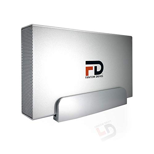 Fantom Drives 14TB External Hard Drive - USB 3.0/3.1 Gen 1 Silver Aluminum - GFORCE 3 Series - Mac, Windows (Renewed)