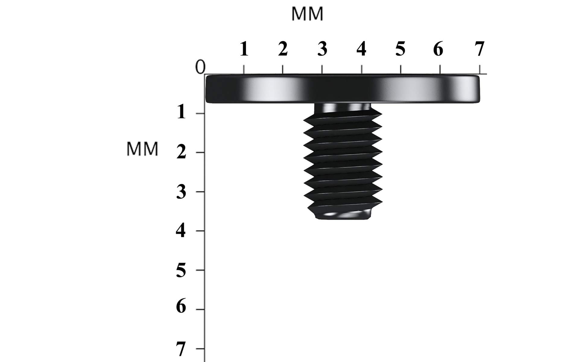 M2X3MM Broadhead Black Broad Head 7mm Screws for Notebook Laptop Machine 2x3L Screw-Pack of 10