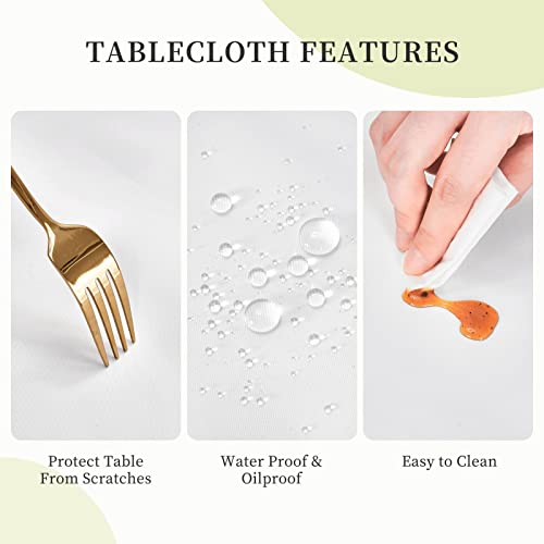 Aiojool Teal Wood Grain Tablecloth Fitted Table Cloth for 4 Foot Rectangle Table, Elastic Edged Table Cover for Indoor Outdoor Patio Picnic, 30 X 48 Inch