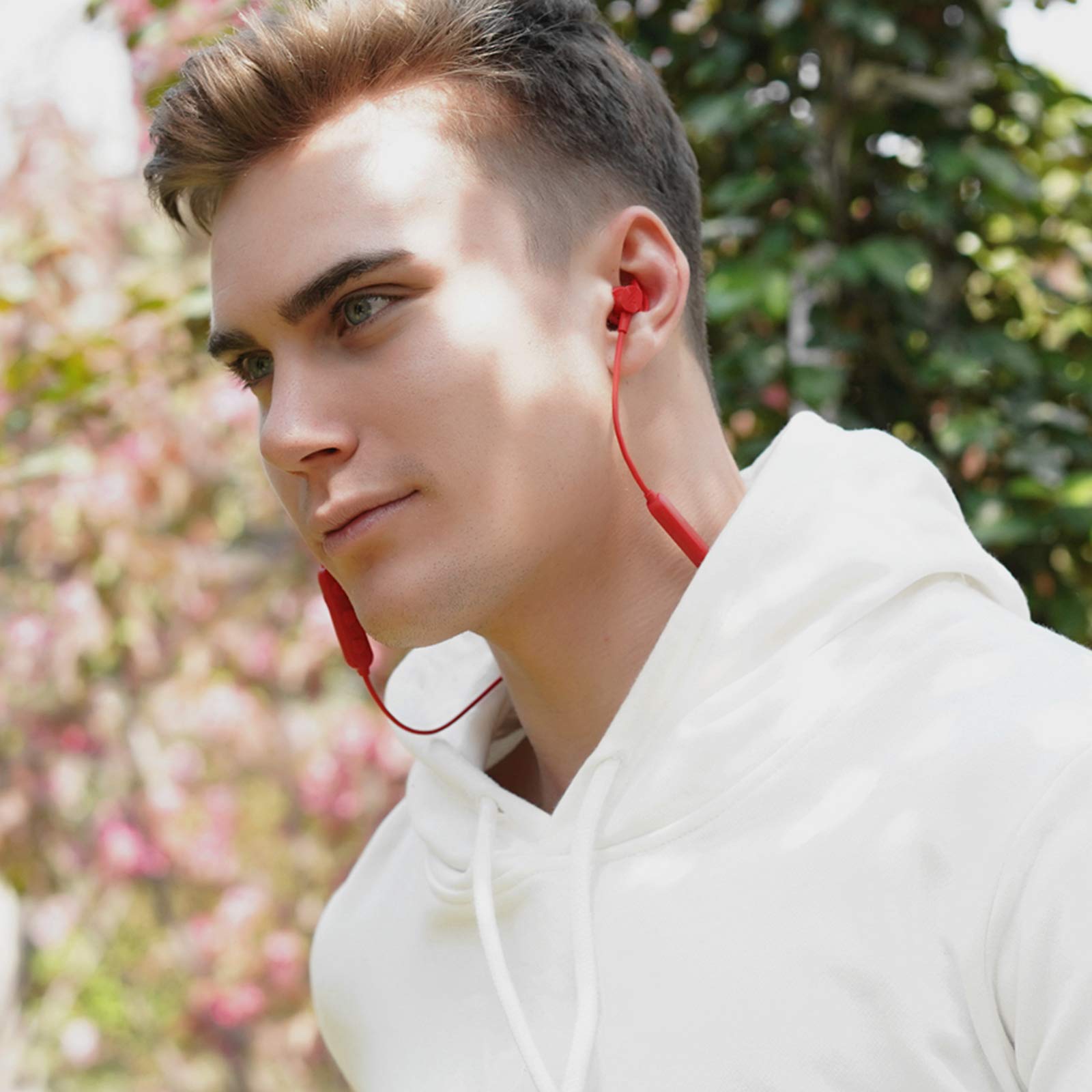 Edifier W200BT SE Bluetooth 5.0 in-Ear Sports Earphones, 7 Hours Playback,IPX5 Sweat and Water Resistant, CVC Noise Suppression, Multi-Point Support, Black