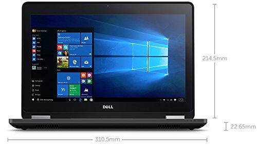 Dell Newest Latitude 7480 Business Laptop Notebook PC (Intel Core i7-6600U, 16GB Ram, 256GB SSD, HDMI, WiFi, Thunderbolt 3) Win 10 Pro (Renewed)