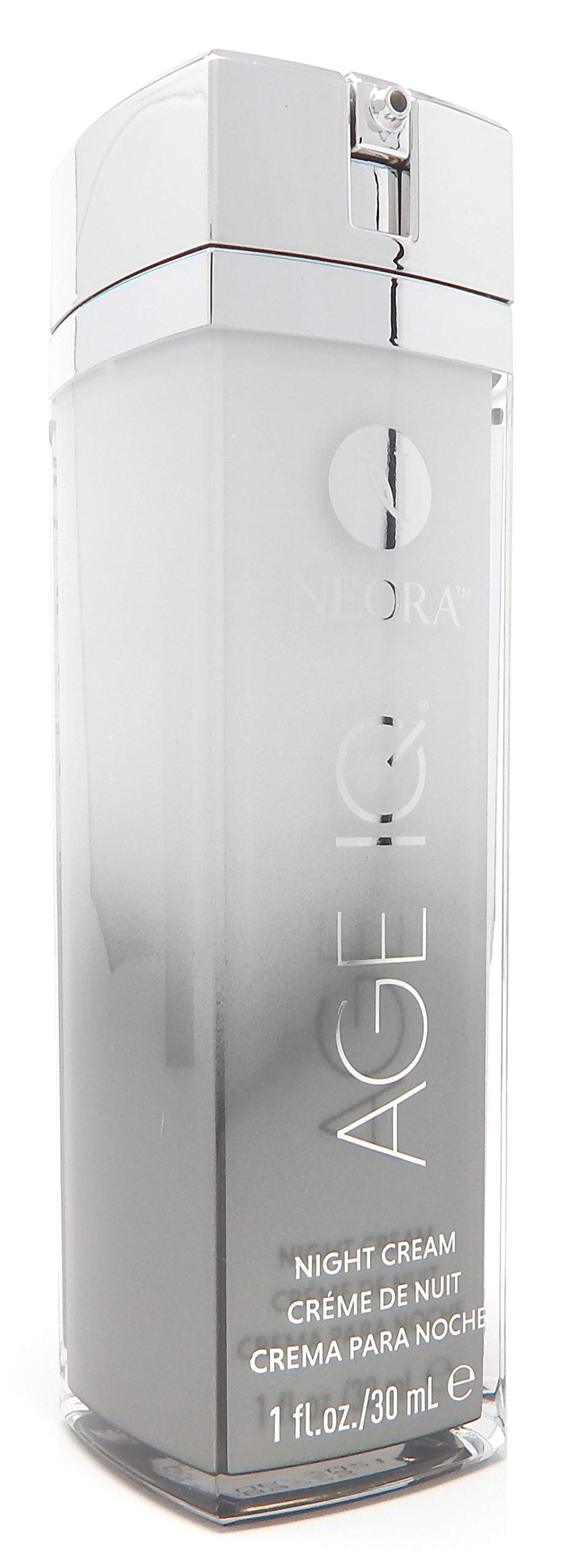 Neora Age IQ Night Cream - Unscented Hyaluronic Acid Moisturizer for All Skin Types & Tones, 1 Fl Oz