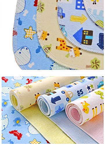 Diaper Changing Pad, Twoworld Cotton Bamboo Fiber Breathable Waterproof Changing Pads Washable Resuable Diapers Liners Mats(20x28in)