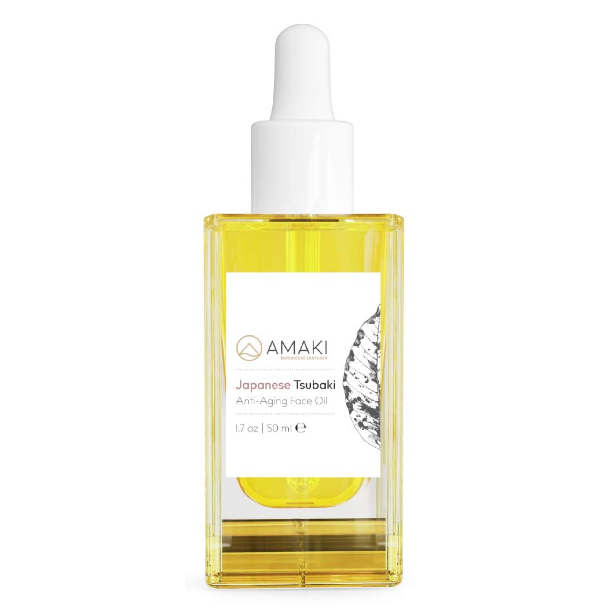 Japanese Tsubaki Oil - Best Face Moisturizer for Women. Face Oil for Gua Sha, Anti Aging, Hydrating Face Moisturizer and more! Facial Moisturizer for Women Anti Aging by Amaki (50ml)