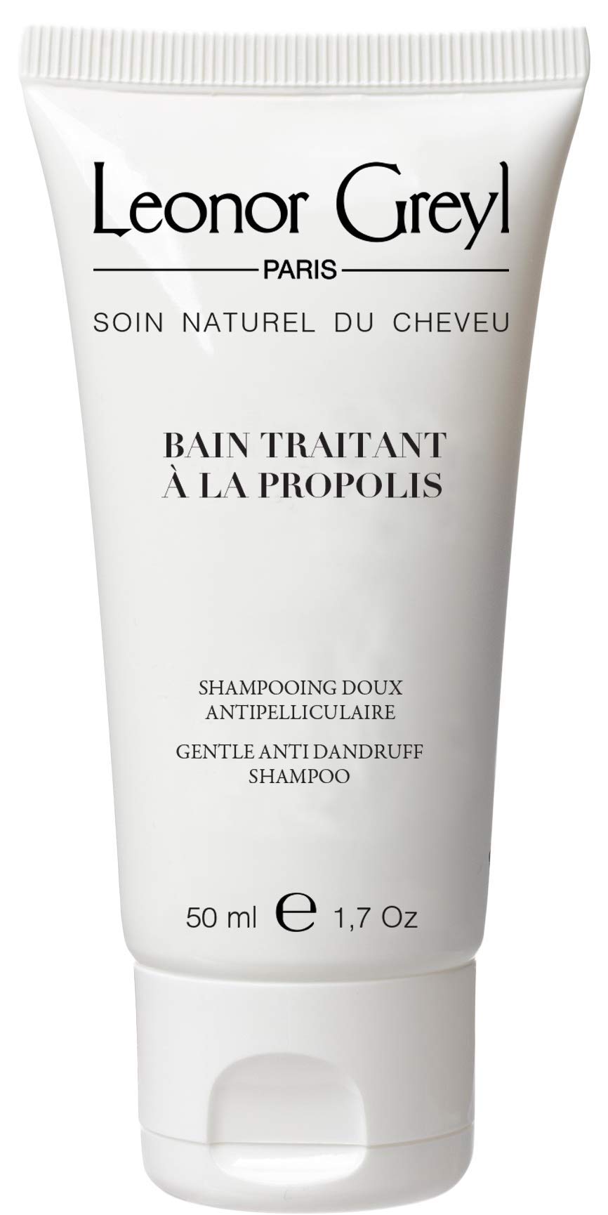 Leonor Greyl Gentle Dandruff Shampoo (Bain Traitant a La Propolis) Paris, Propolis & Chamomile Natural Dandruff Shampoo, (Travel Size) 1.7 fl oz. Made In France