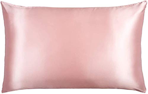 MEILIS 100% Mulberry Silk Pillow Cases for Kids Solid Printed Hypoallergenic Pillowcase for Kindergarten(14x20inch)