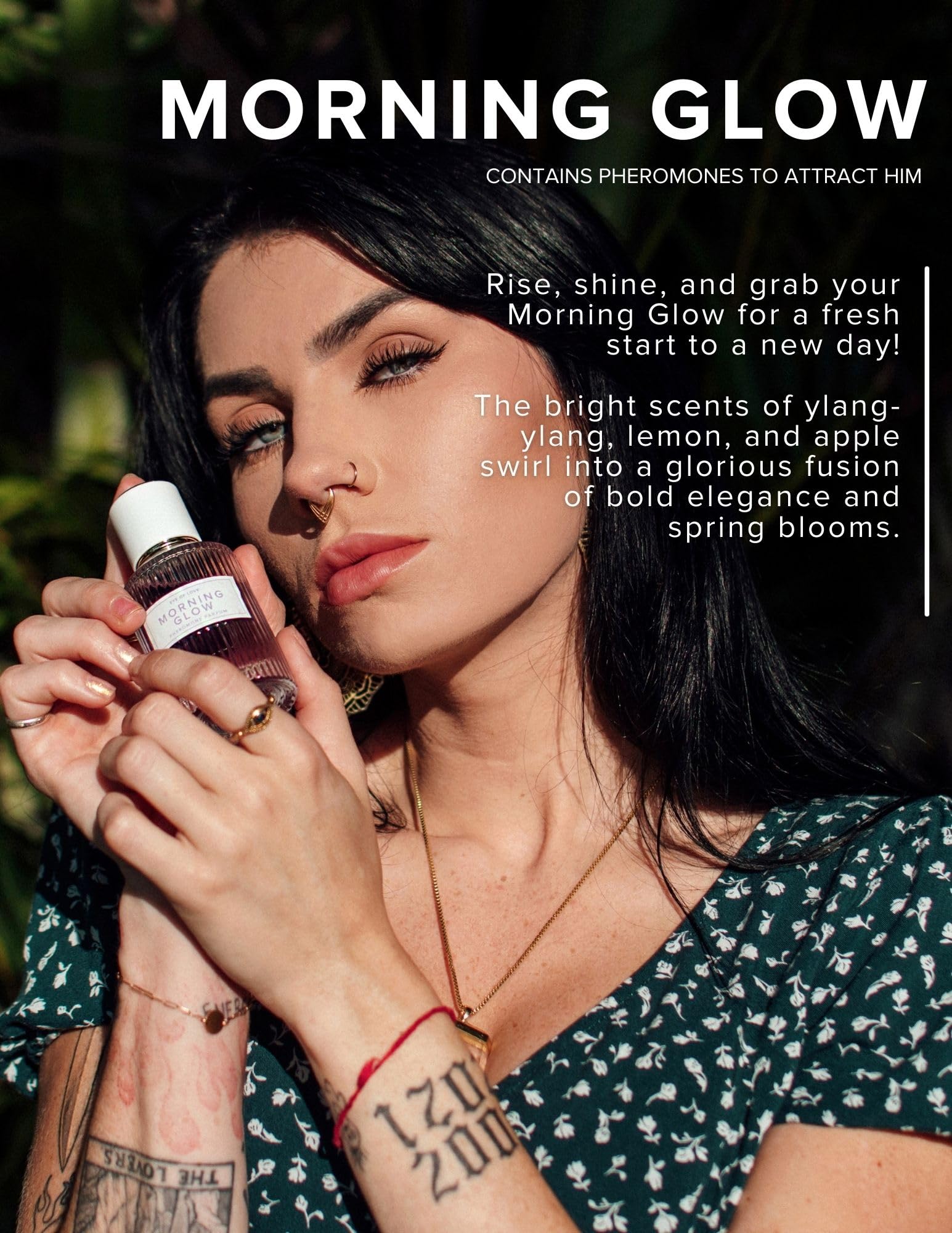 Eye Of Love Morning Glow Pheromone Perfume for Women - Unleash Elegance & Confidence - 50ml Deluxe Parfum - Feminine Allure for Day and Night