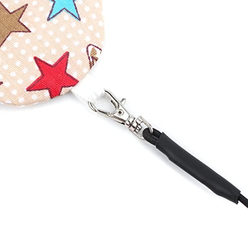 Alfie Pet - Fay 2-Piece Set Bird Diaper with Leash - Color: Beige & Blue, Size: XS
