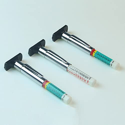 AUCELI Car Tire Tread Depth Gauge 32nds, 2 PCS Six-Sided Smart Color Coded Tire Tread Depth Gauge, Professional Tire Thread Depth Accurate Measurement Tools for Motorcycle, Truck, SUV (Multicolour)