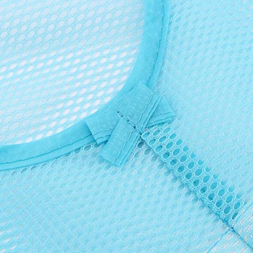 Multipurpose Clothespin Bag with Hanger, Hanging Storage Mesh Bag, Bathroom Shower Storage Organizer Set, Clothes Clip Clothespin Mesh Bag for Home Apartment College Dorm, Blue