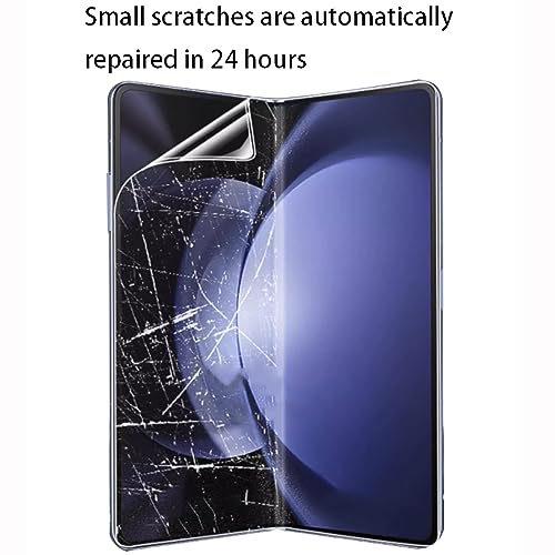 BYIUIHS [2 Sets 8PCS] Matte Screen Protector for Z Fold 5 ,Soft TPU Film Ultra-Thin Anti-Glare Screen Protectors for Samsung Galaxy Z Fold 5 2023 ,2 PCS Outside+2 PCS Inside Screen+2 PCS Back Cover+2 PCS Side film
