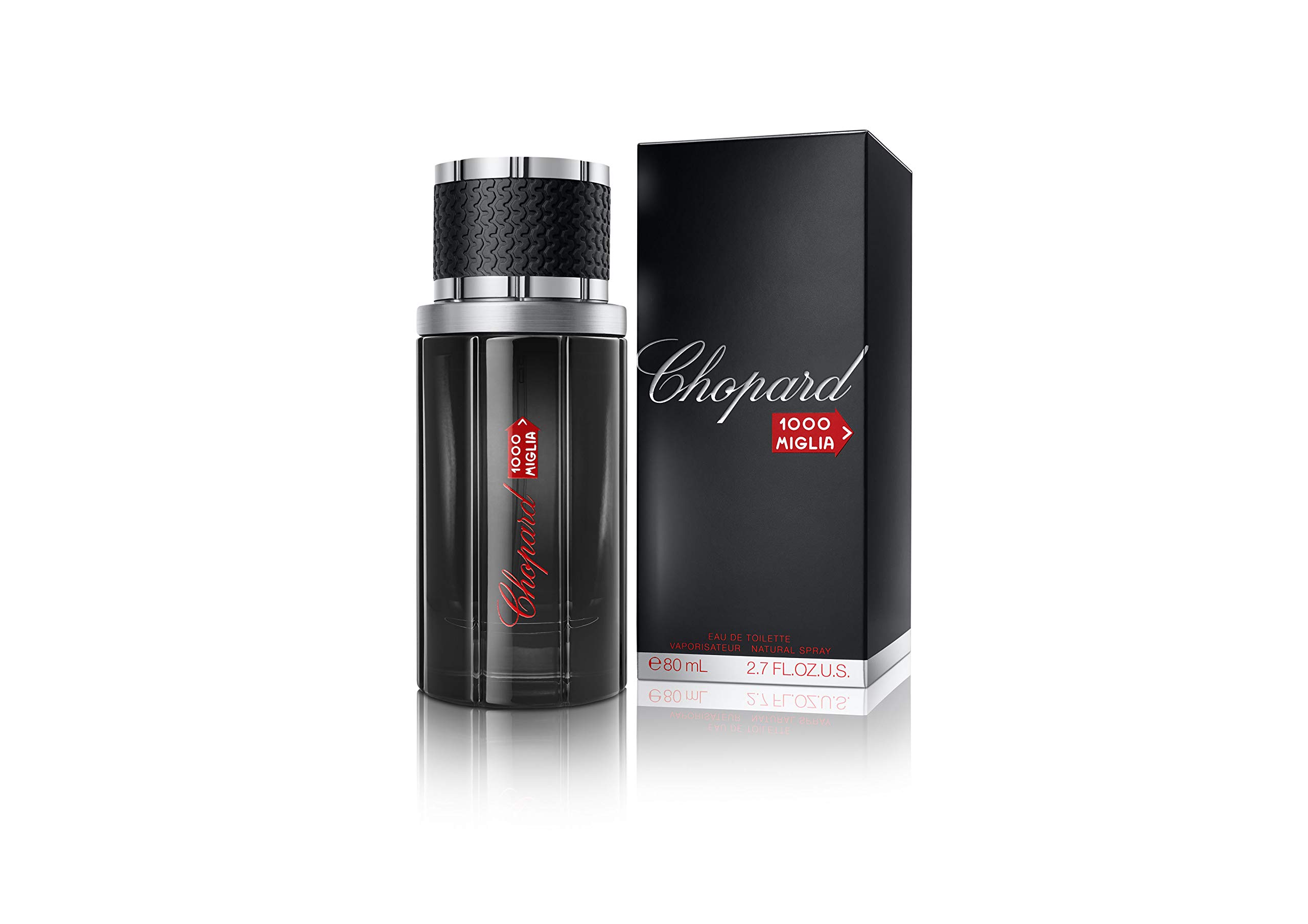 Chopard 100 Miglia For Men - Refreshing, Invigorating, Unique Eau De Toilette Fragrance Spray For Him - Intense, Long-Lasting Scent - Streamlined, Portable Bottle Design For Travel - 2.7 Oz