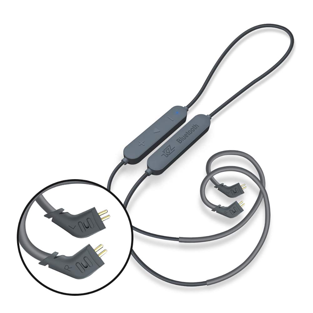 erjigo KZ HD Bluetooth Headphone/Earphone Wireless Cable with Microphone Replacement for (B PIN (KZ-ZST/ZS10/AS10/BA10/AS06/ES4/ZSR))