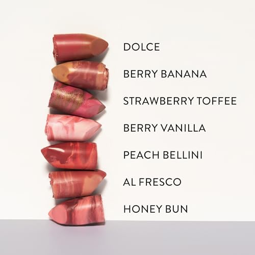 LAURA GELLER NEW YORK Italian Marble Sheer Lipstick - Dolce - Hydrating & Lightweight - Vitamin E & Caster Seed Oil - Cream Finish