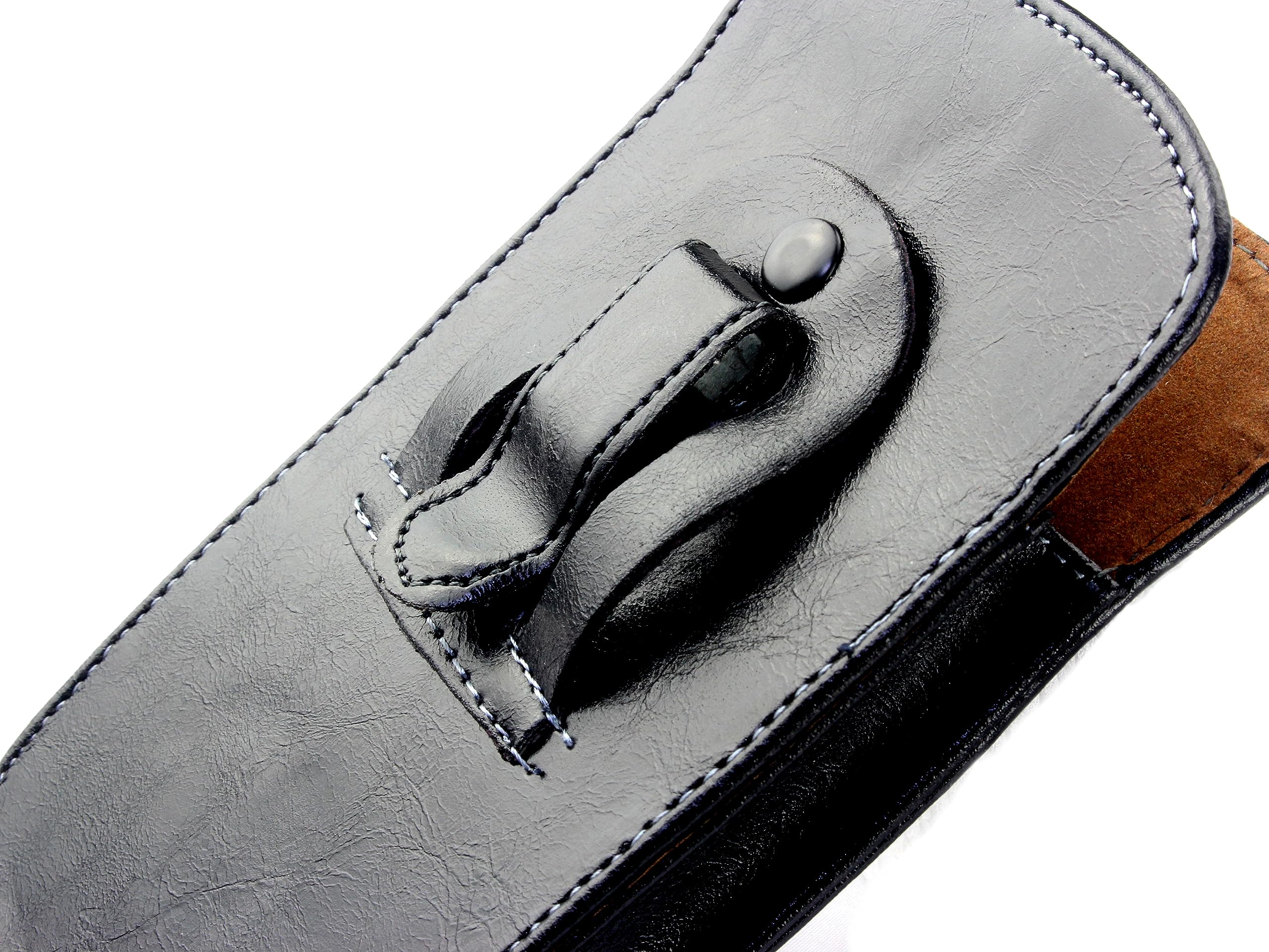 Zebra TC77 TC70 Scanner Leather case, Yanzeo Sturdy Portable Bag, Suitable for Zebra TC75, TC21, TC51, TC52, TC72, TC77, Handheld Barcode Touch Mobile Data Terminal, Bracket with Metal Clip