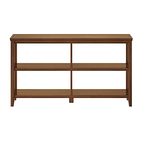 NewRidge Home Goods NewRidge Home Bookcase Bookshelf, Horrizontal, WALNUT