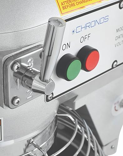 Chronos 30R-002 Commercial 20 Qt. Planetary Stand Mixer with Bowl, Accessories, and #12 Attachment Hub