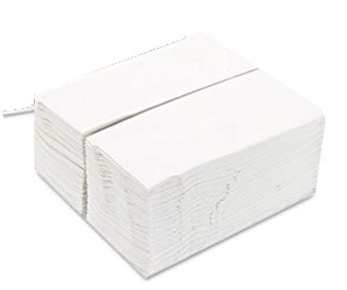 Bell Marque White Dinner Napkin-300 2-Ply White Dinner Napkins, 0.1" Height, 17" width, 15" Length (Pack of 300)