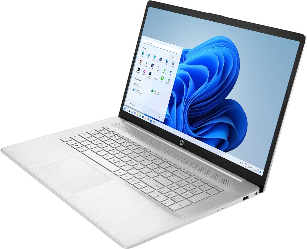 2022 Newest HP 17z Notebook Laptop, 17.3’’ HD+ Touchscreen, AMD Ryzen 5 5500U Hexa-Core Processor, Wi-Fi 6, Bluetooth, Webcam, HDMI, Windows 11 Home, Silver (8GB RAM | 256GB SSD) (Renewed)