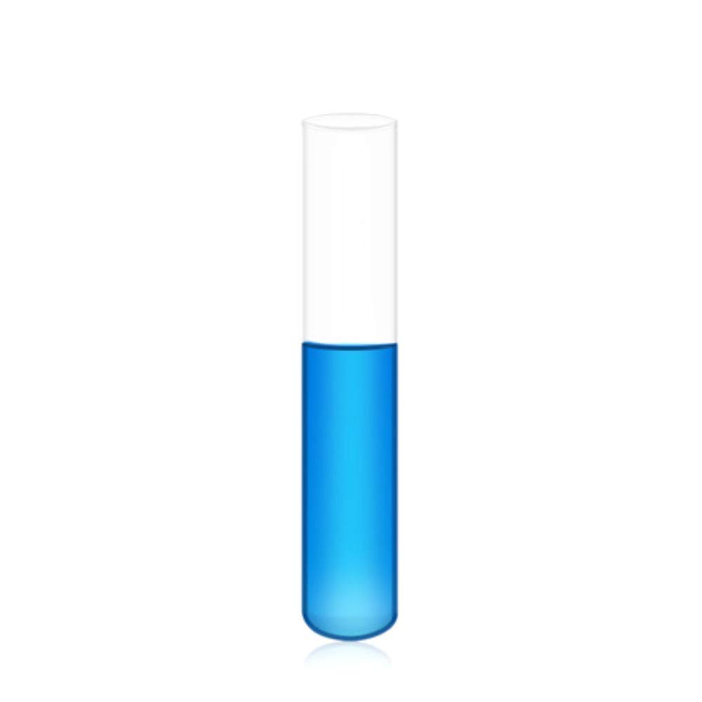 Deschem 20 Pieces 12x100mm Glass Test Tube OD=12mm L=10CM 8ml Laboratory Glassware
