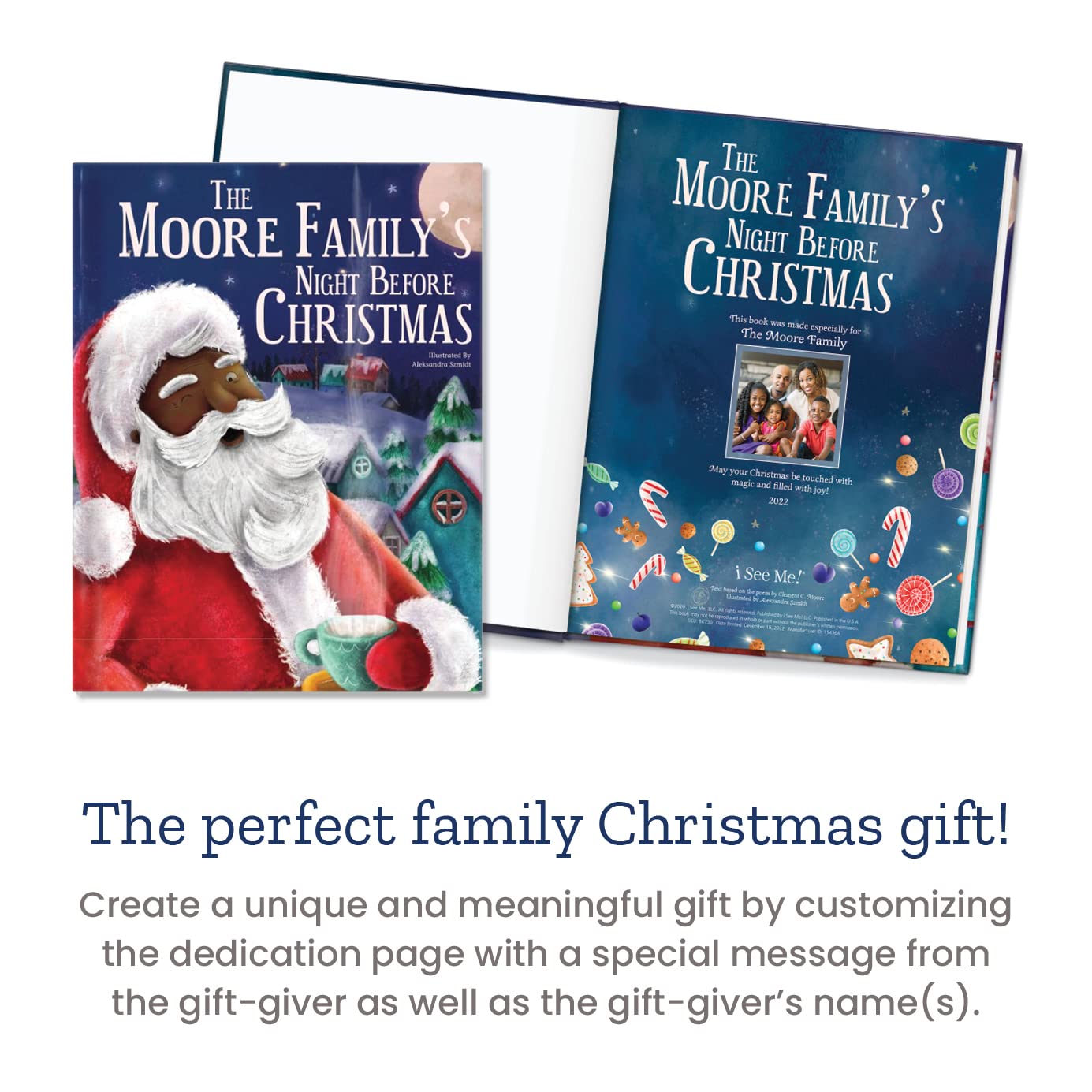 Our Family’s Night Before Christmas - Personalized Children's Story - I See Me! (Hardcover)