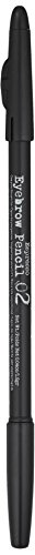 3 in 1, Skinny Eyebrow Pencil - 02 with Sharpener Cap & Spoolie Brush - Draws Tiny Brow Hairs & Fills in Sparse Areas & Gaps, Sharp Enable, Longwear, Long Lasting – "7.4 In, Espresso
