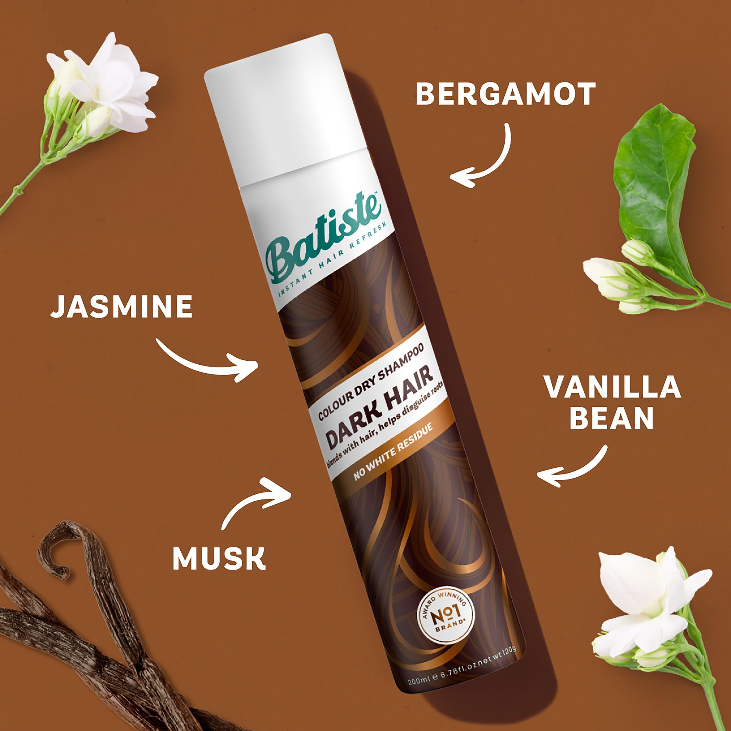 Batiste Dry Shampoo for Dark Hair, 3.81 oz