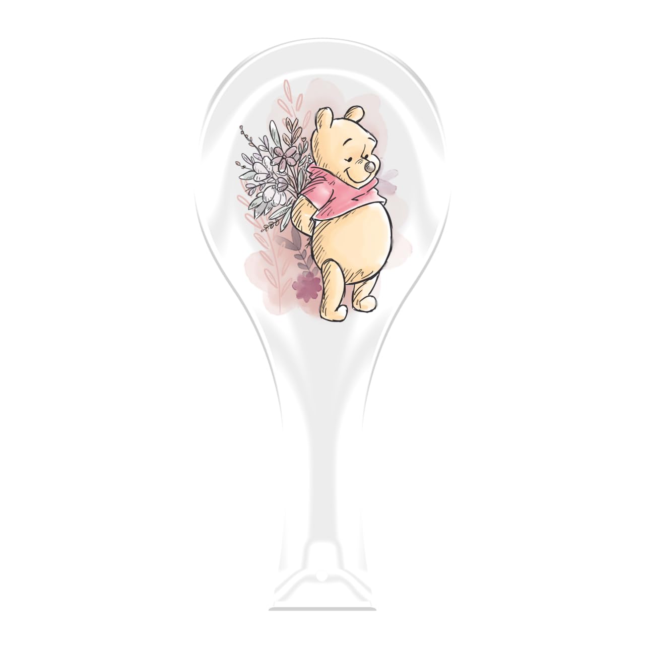 Silver Buffalo Winnie the Pooh and Piglet Before Flower Ceramic Spoon Rest, Kitchen Countertop Holder