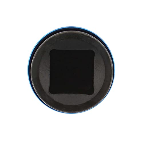 ABN 1/2in Drive 8in Long Torque Socket Extension Bar, 100 ft/lb CR-MO with Blue Color-Coded Aluminum Ring