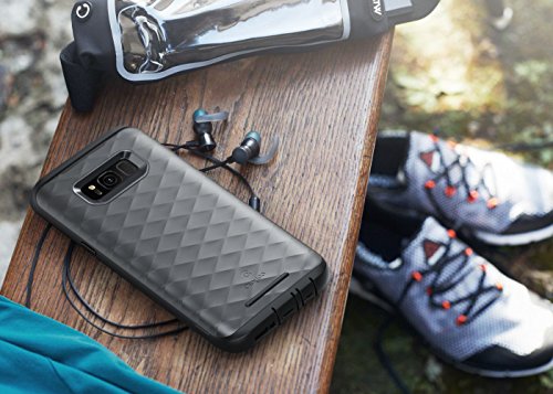Clayco Galaxy S8+ Plus Case, [Hera Series] Full-Body Rugged Case with Built-in Screen Protector for Samsung Galaxy S8+ Plus (2017 Release) (Black)