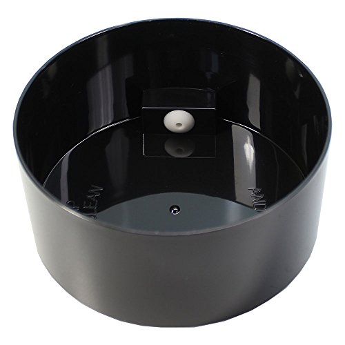 Coffeevac 1 lb - The Ultimate Vacuum Sealed Coffee Container, Black Cap & Clear Body w/Logo