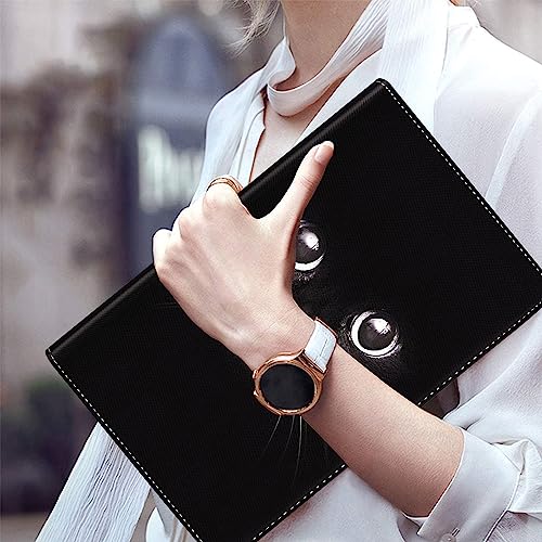 Case for iPad Pro 11 Inch 4th/3rd/2nd/1st Generation 2022/2021/2020/2018, Multi-Angle Smart Stand Cover Auto Sleep/Wake Fit iPad Air 4/5,Black Cat