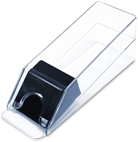 Brybelly Blackjack Shoe Collection|Clear Casino Grade Acrylic for Standard Decks| Shoe, Discard Tray & Shuffler - 6 Deck Size