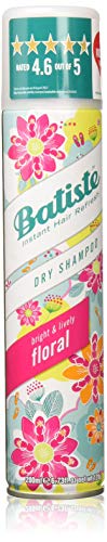 Batiste Instant Hair Refresh Dry Shampoo Plus Spray, Bright and Lively Floral, 6.73 Fl oz (2 Pack)