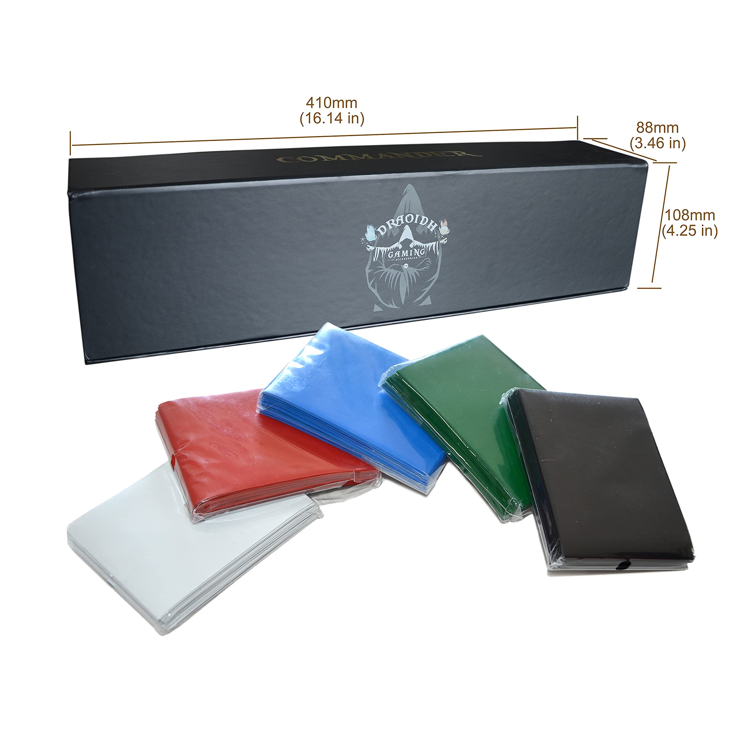 Commander Deck Boxes Set of 5 + 500 Sleeves